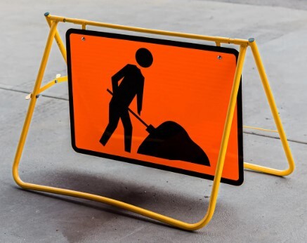 Swing Stand & Sign - Diggerman (Worker) Sign – Bazcore